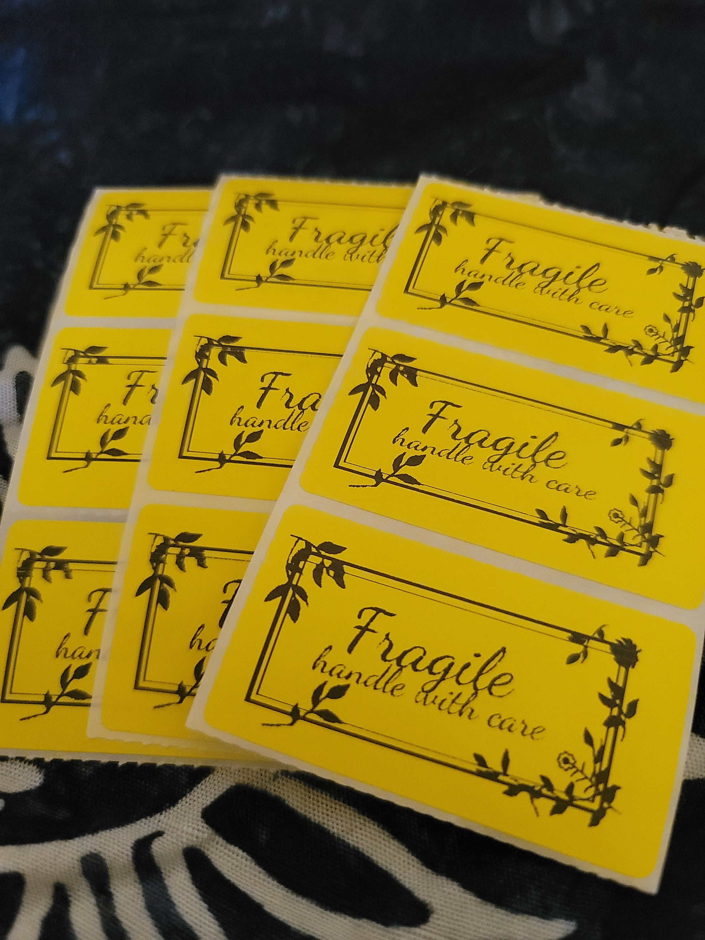 Fragile Sticker Labels - Etsy