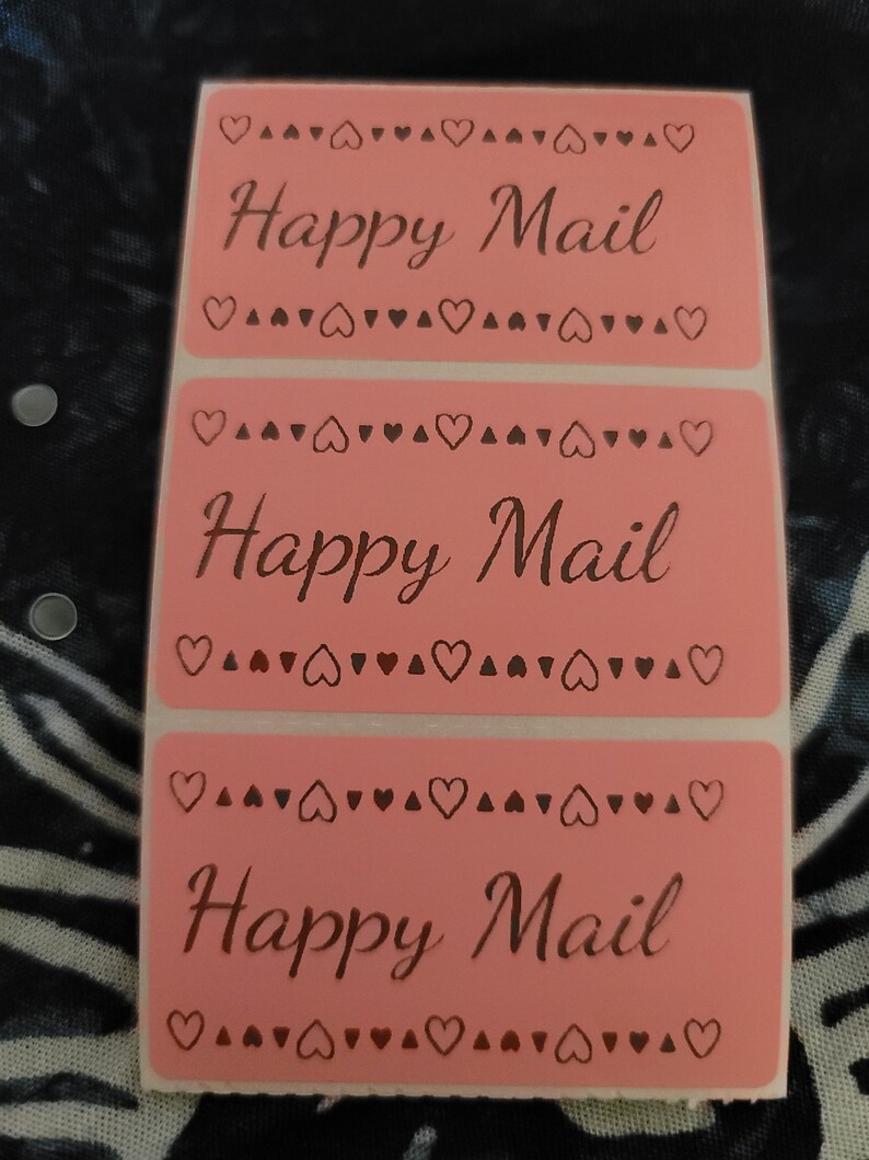 Happy Mail Sticker Labels - Etsy