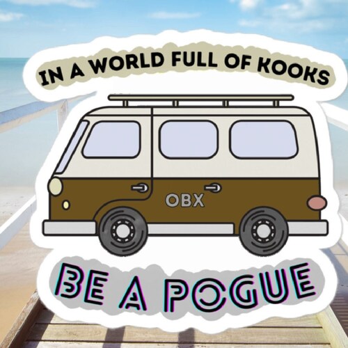 Outer Banks Vinyl Sticker OBX Sticker in A World Full of - Etsy