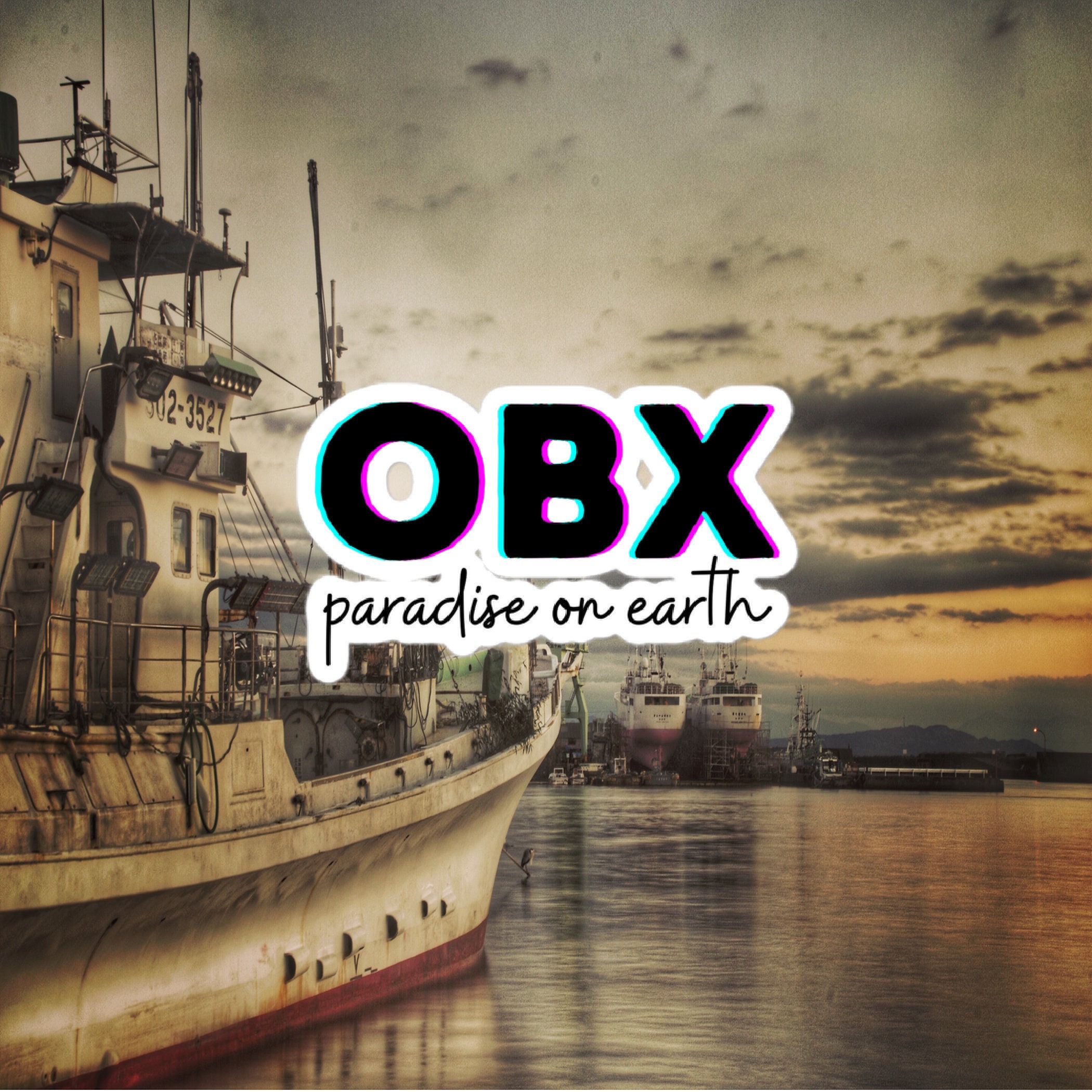 Outer Banks Vinyl Sticker OBX Sticker Paradise on Earth Bubble-free ...