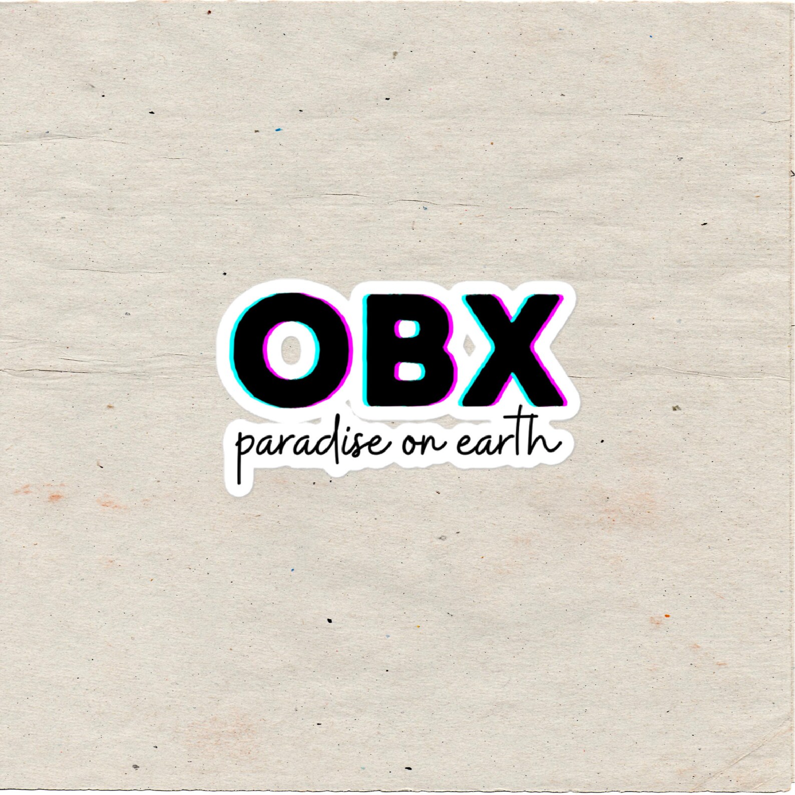 Outer Banks Vinyl Sticker OBX Sticker Paradise on Earth Bubble-free ...