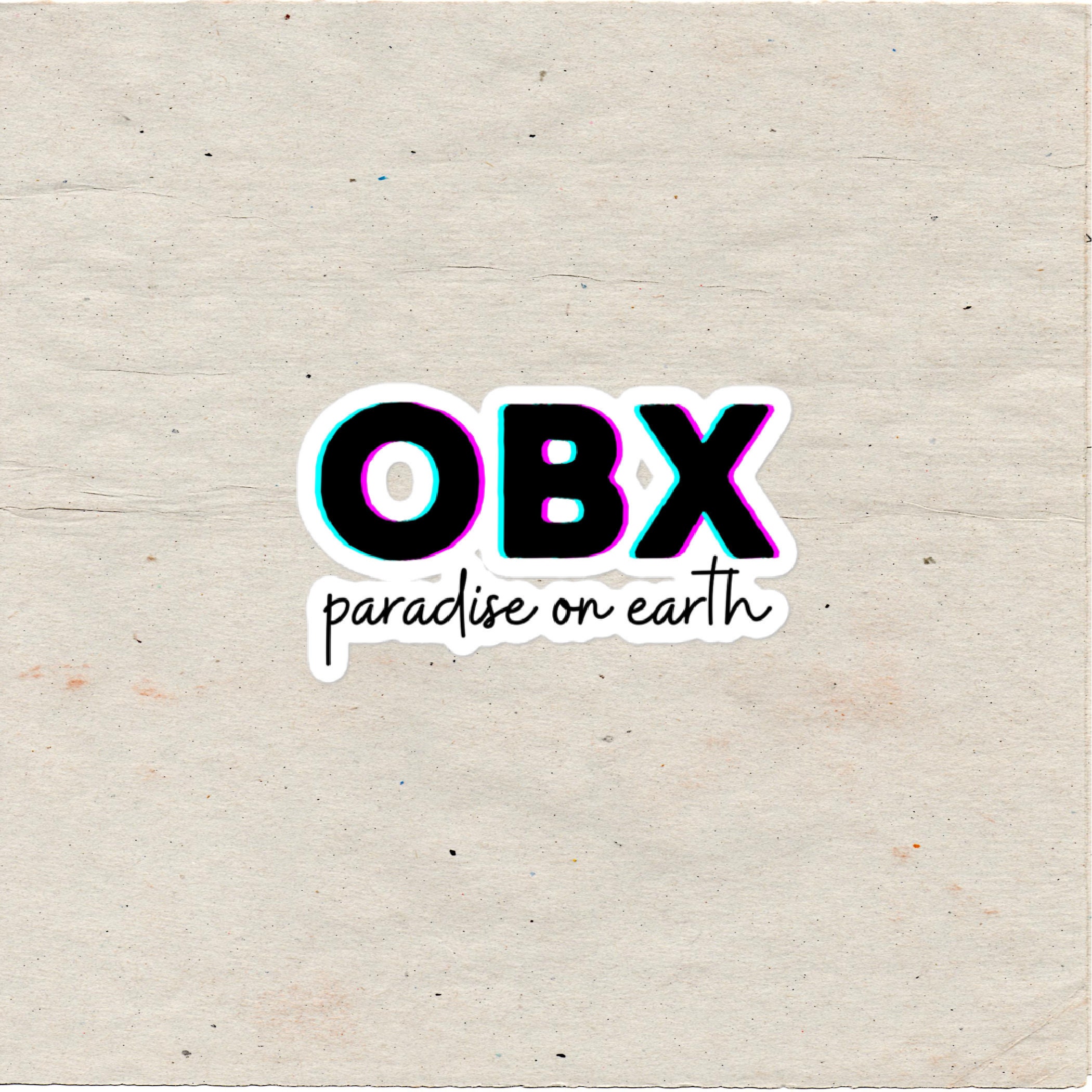 Outer Banks Vinyl Sticker OBX Sticker Paradise on Earth Bubble-free ...