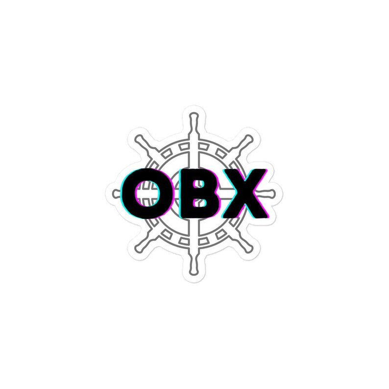 Outer Banks Vinyl Sticker OBX Sticker Ship Wheel Bubble-free Stickers ...