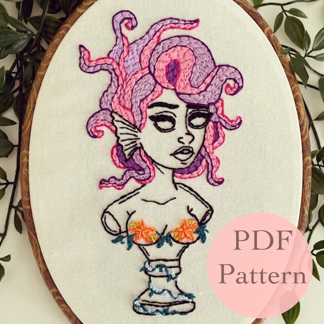 Embroidery PDF Pattern Design Digital Pdf Pattern Download Beginner ...