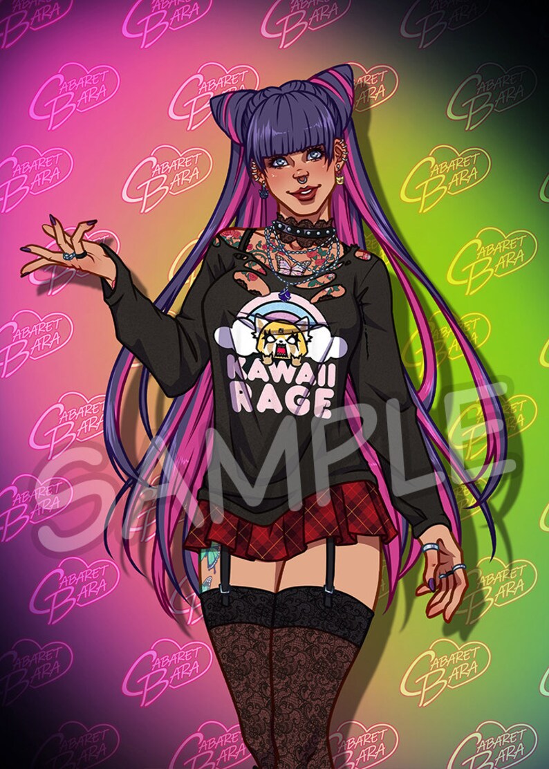 Meet the Cabaret Bara Characters part 2 Sexy Bara Art - Etsy