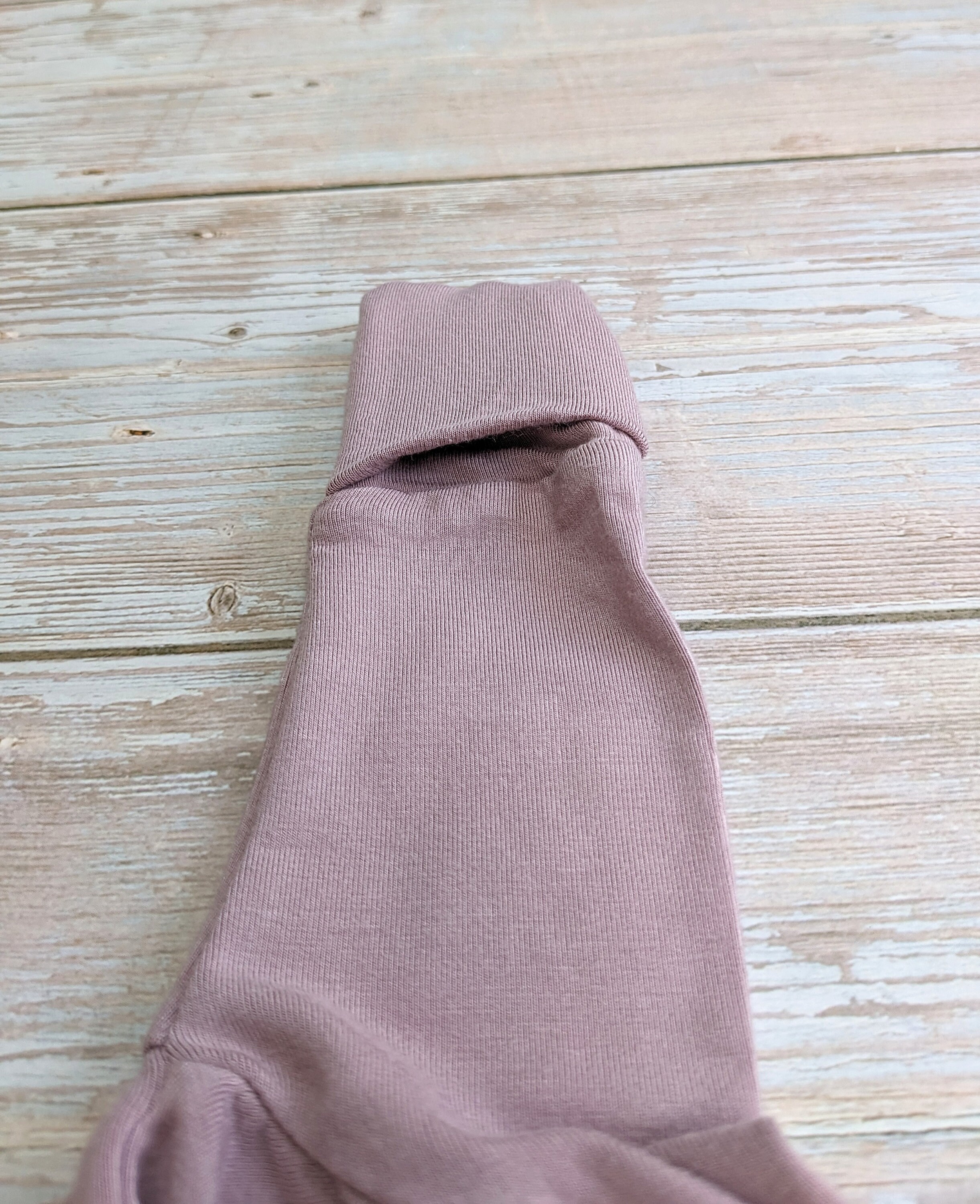 Baby Girl Sleepers, Pink Sleeper Gown, Bamboo Baby Gown, Infant ...