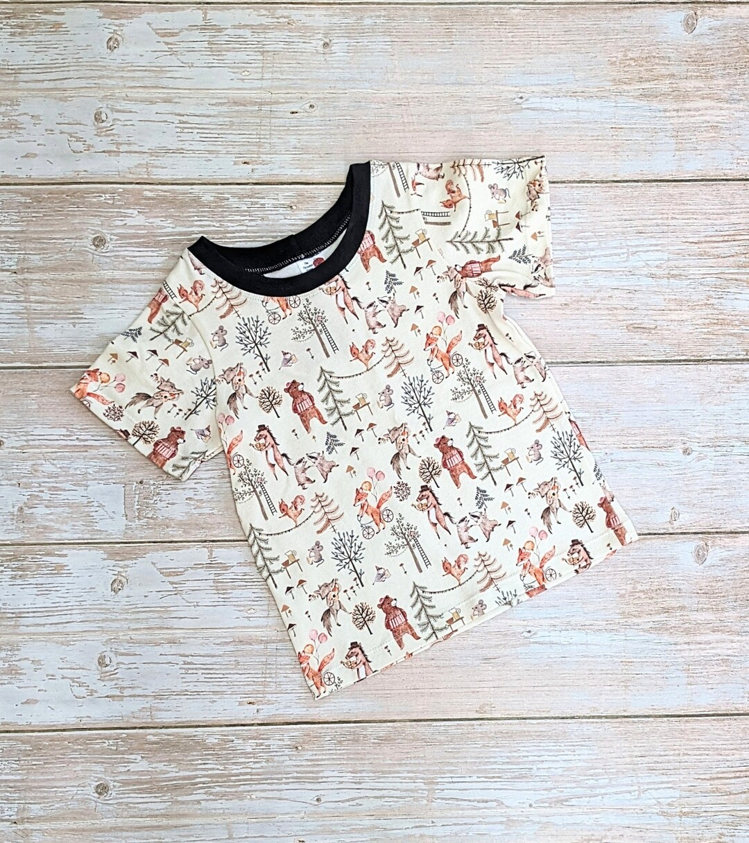Baby Tee Shirt With Animals, Animals Playing Instruments Shirt, Toddler ...