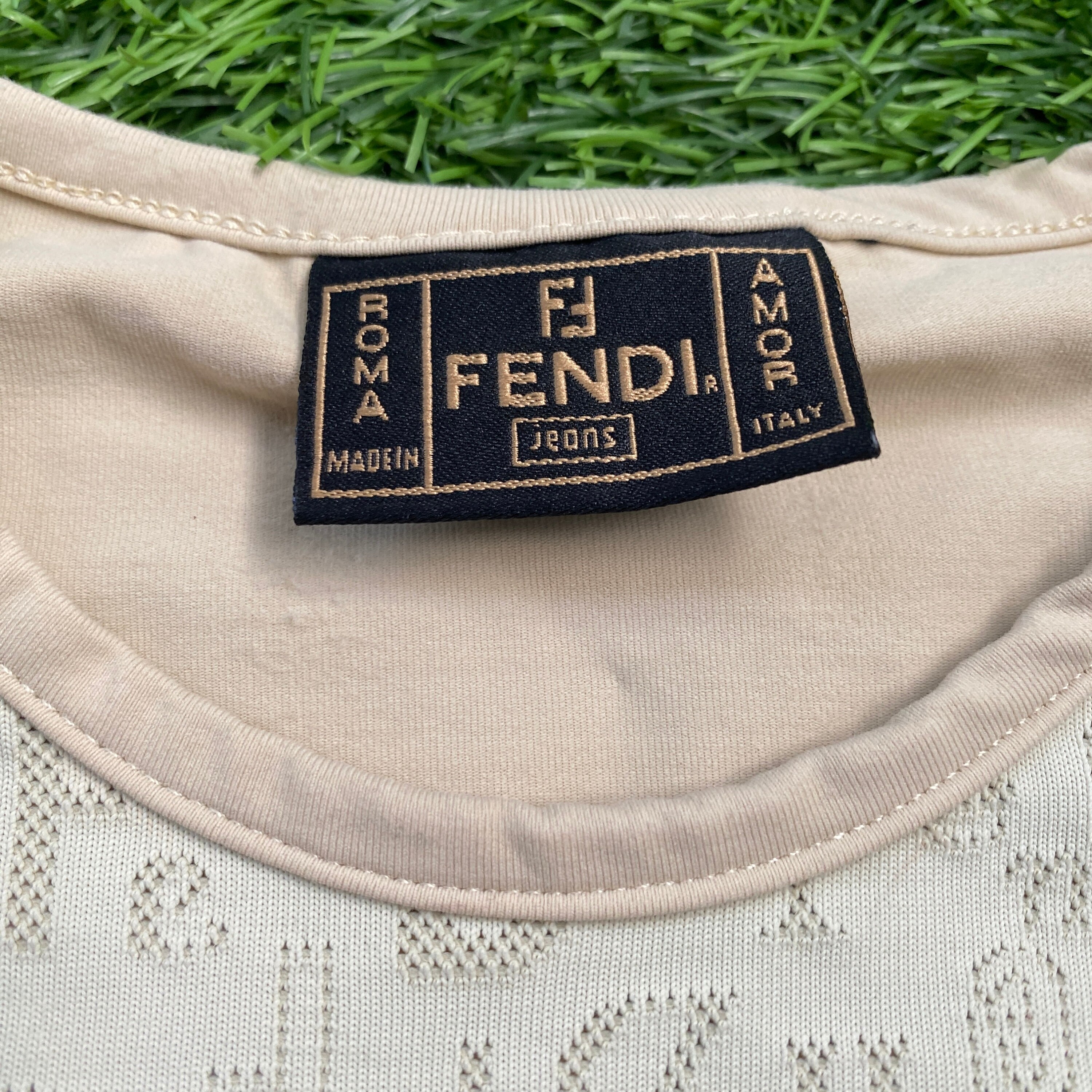 Vintage Fendi Monogram Tshirt - Etsy