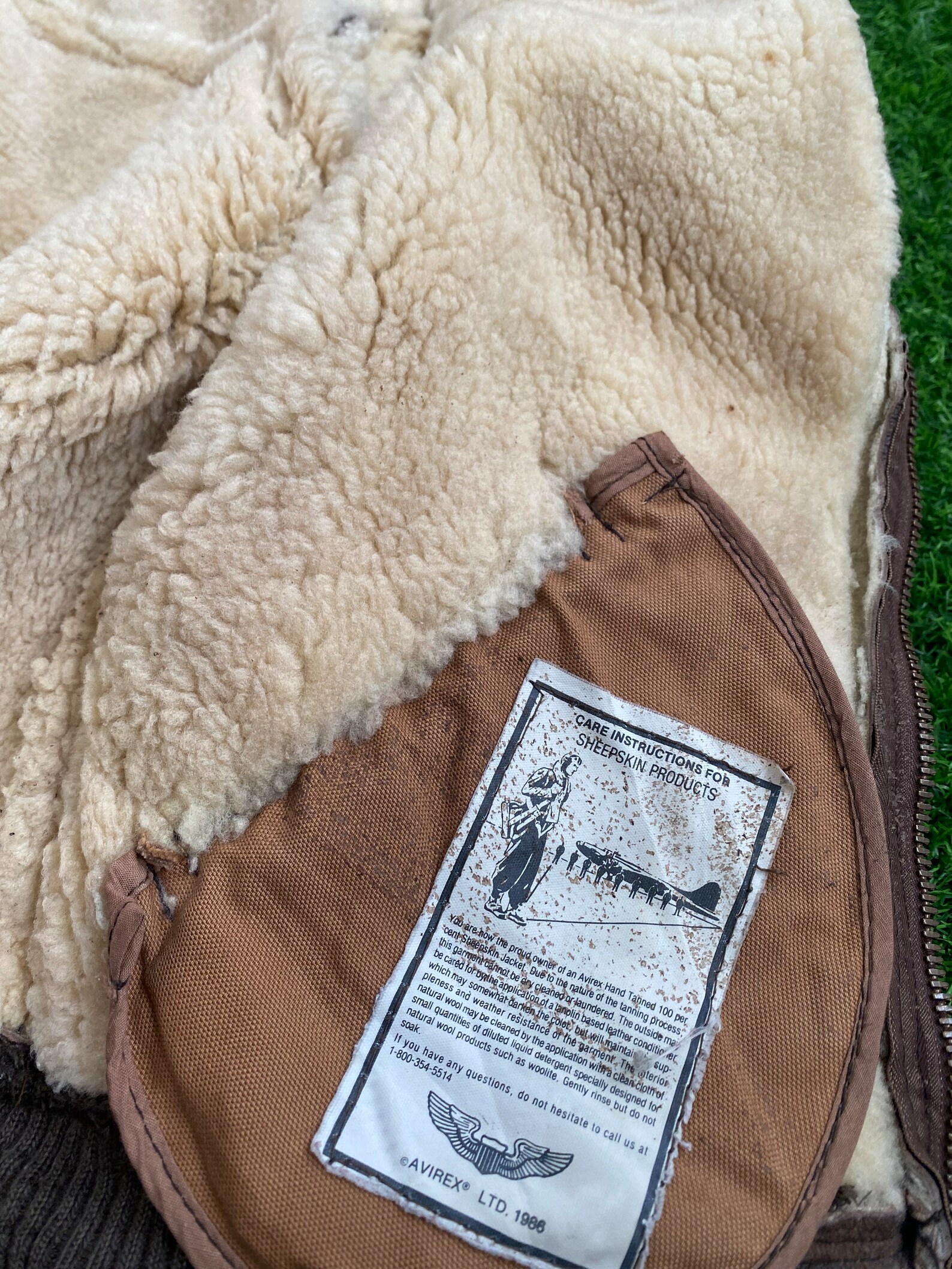 Vintage Avirex B6 Shearling Leather Jacket - Etsy