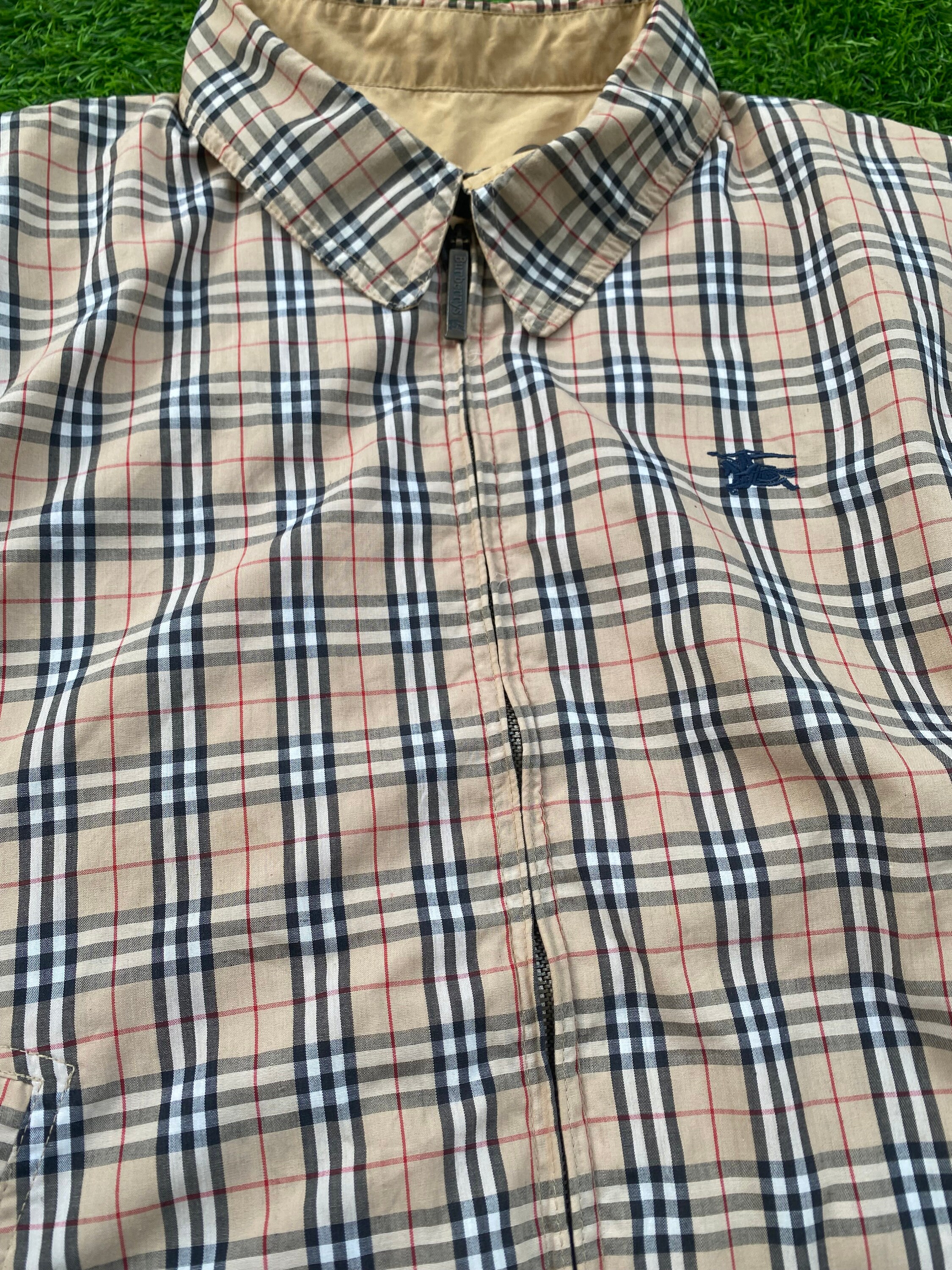 Vintage Burberry Iconic Nova Check Casuals Reversible Jacket - Etsy
