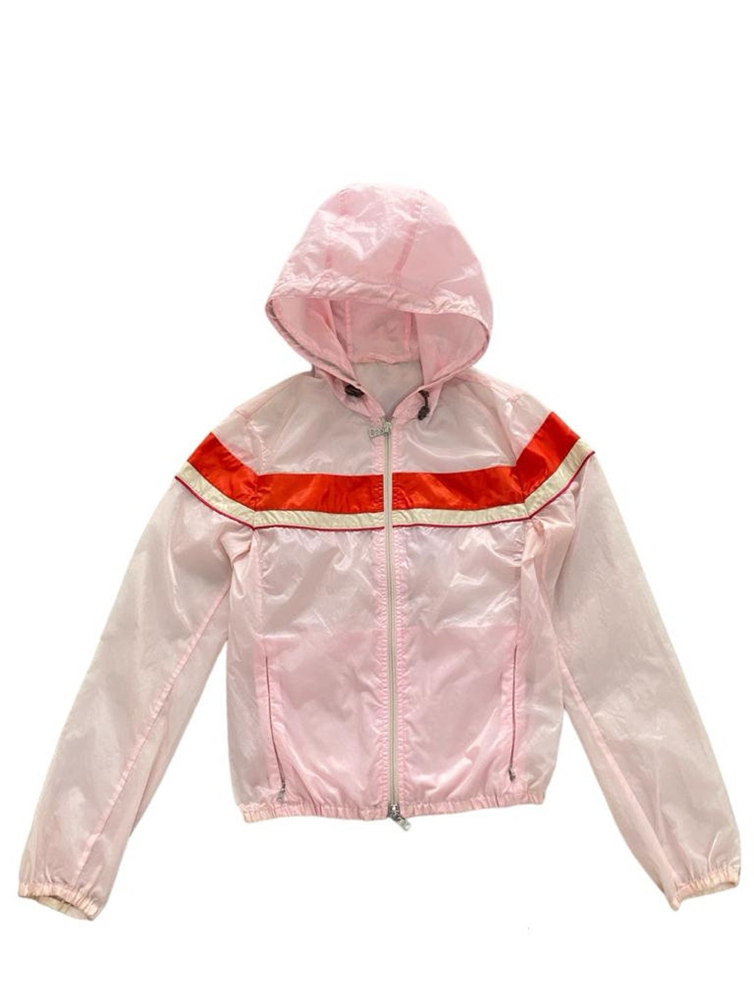 Prada Sport 00s Transparent Baby Pink Jacket - Etsy