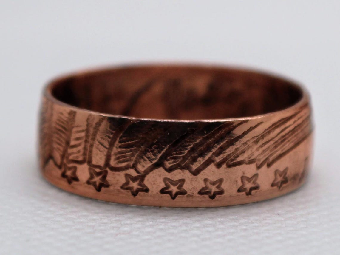 1929 Copper Indian Head Design Coin Rings - Etsy