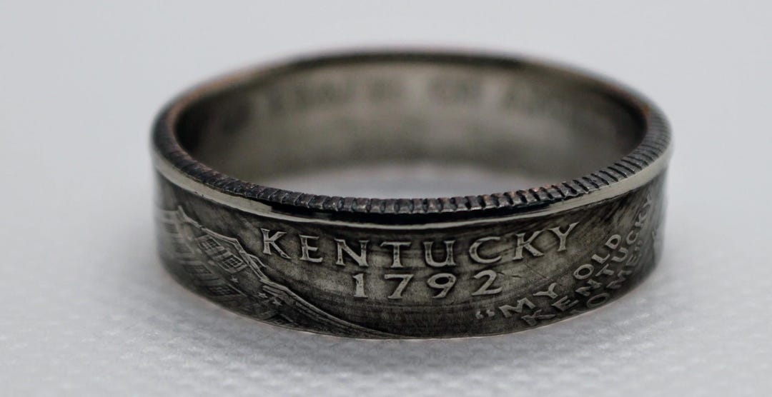 U.S State Quarter Rings 1999-2009 - Etsy