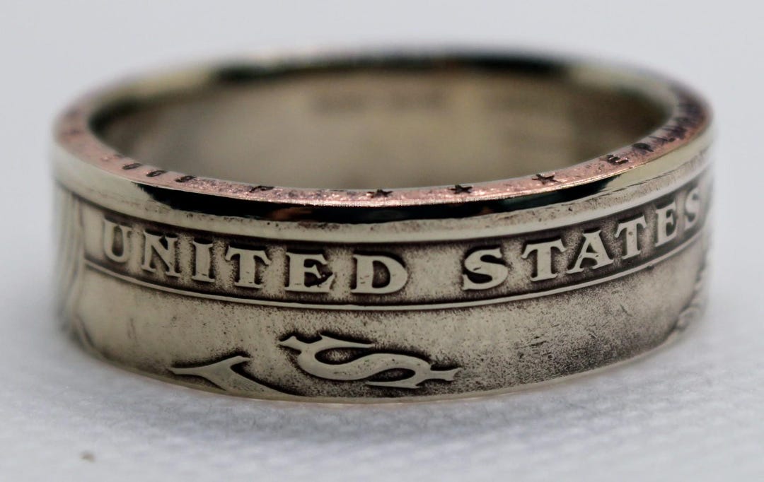 One gold Dollar Coin Rings - Etsy