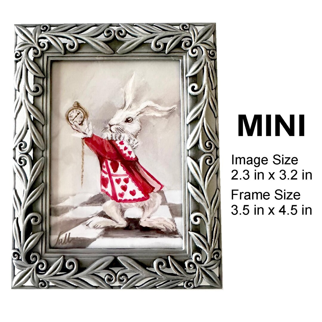 White Bunny With Timepiece, Rabbit Cozy Gift, Small Wonderland Rabbit ...