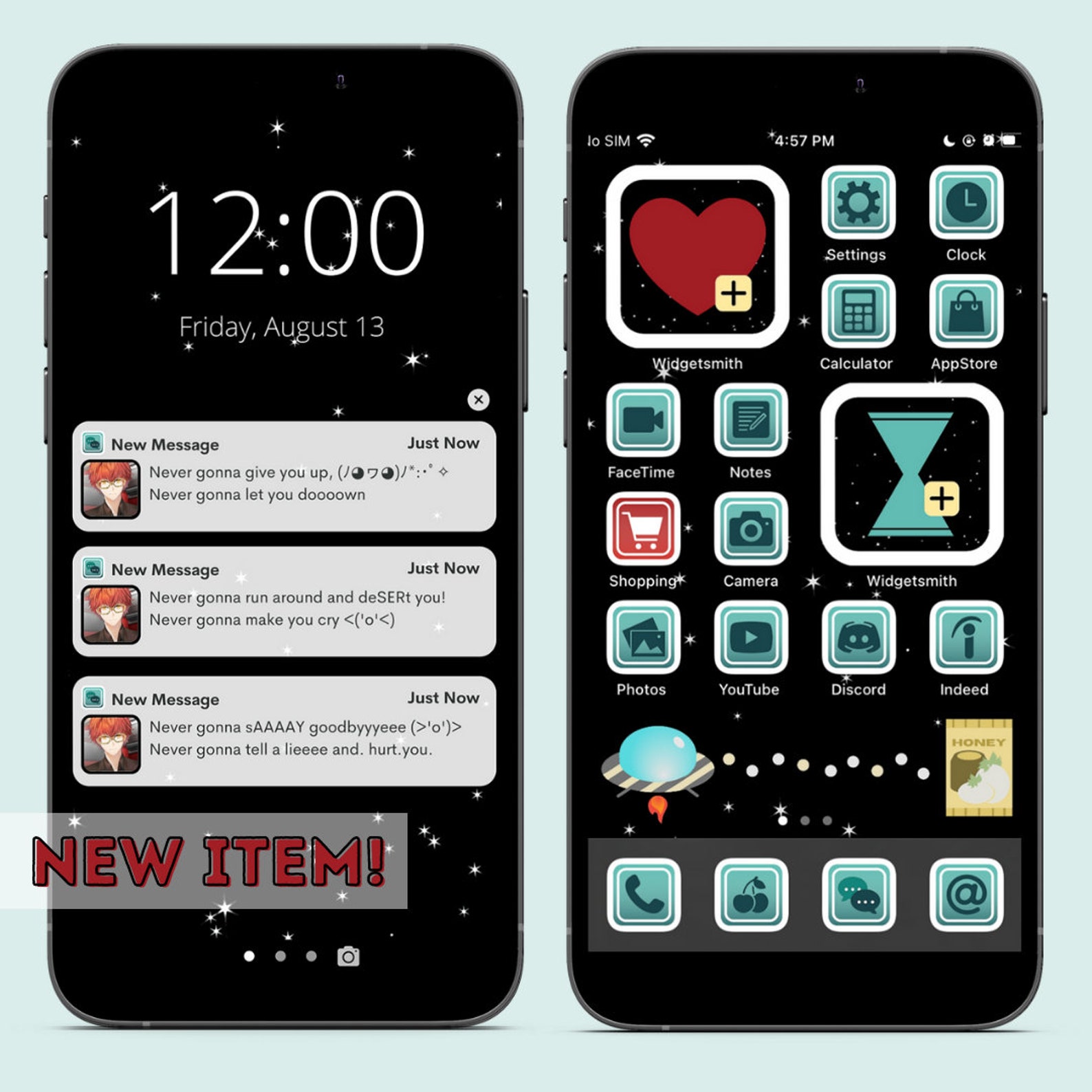 120+ Mystic Messenger Aesthetic Phone Theme Widgets - Etsy