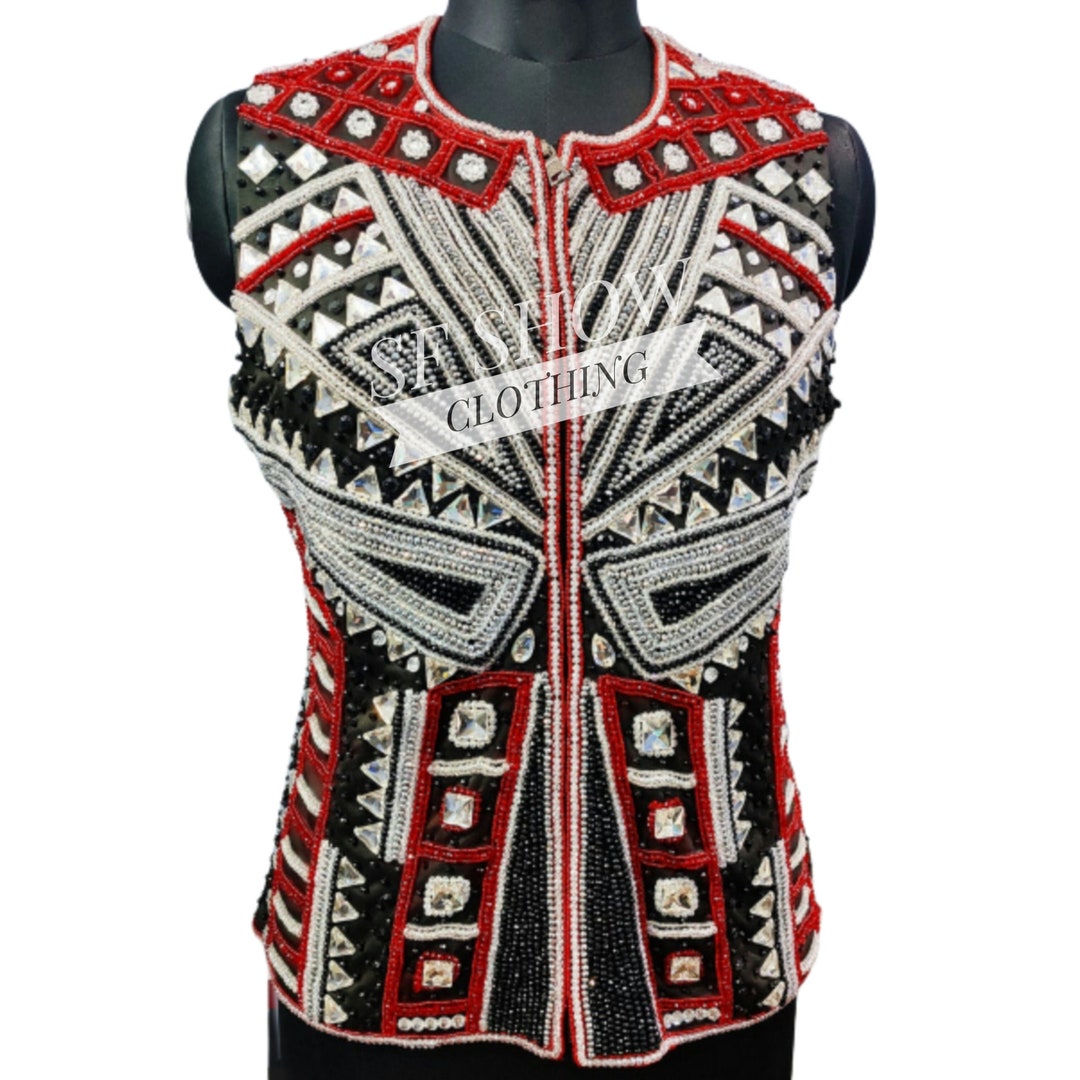 Rodeo Queen Western Show Jacket Cowhide Horsemanship Show Vest for ...