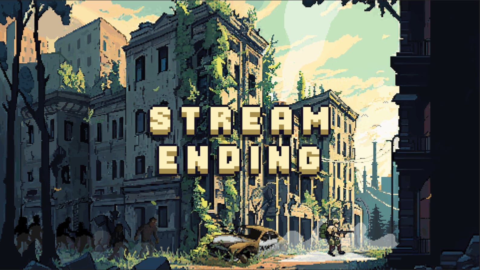 Animated Pixel Art Twitch Stream Starting Screen | Apocalyptic Dayz ...