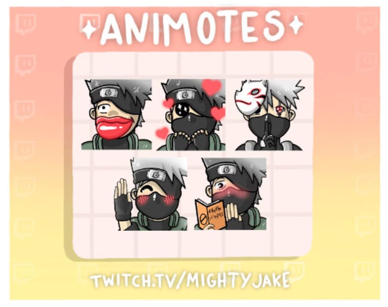 Twitch Emote / Masked Ninja Streamer Emoji - Etsy