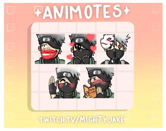 Twitch Emote / Masked Ninja Streamer Emoji - Etsy