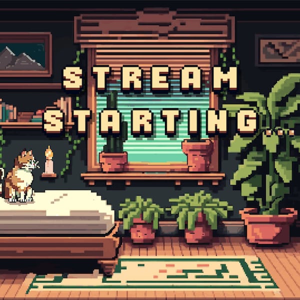 Pixel Art Twitch Overlay - Etsy