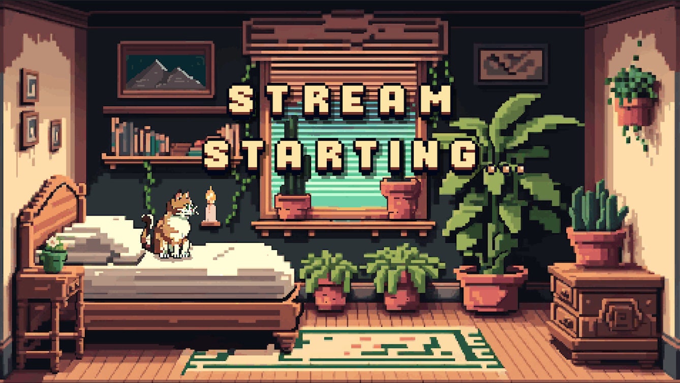 Animated Twitch Screens/overlays | Pixel Art | Stream Starting | Cozy ...