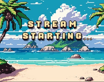 Animated Twitch Screens/overlays Pixel Art Stream - Etsy