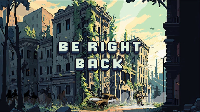 Animated Pixel Art Twitch Stream Starting Screen | Apocalyptic Dayz ...