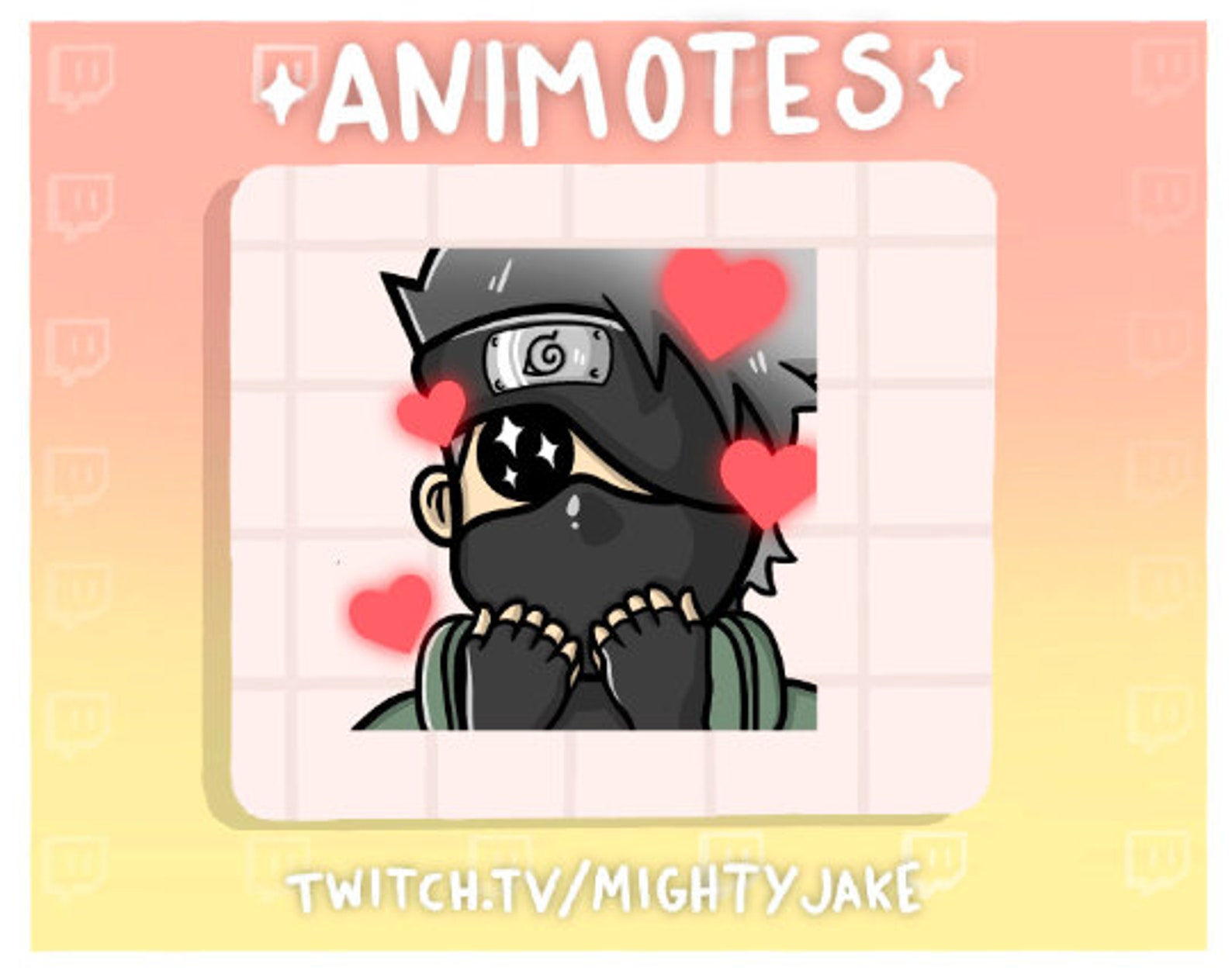 Twitch Emote / Masked Ninja Streamer Emoji - Etsy