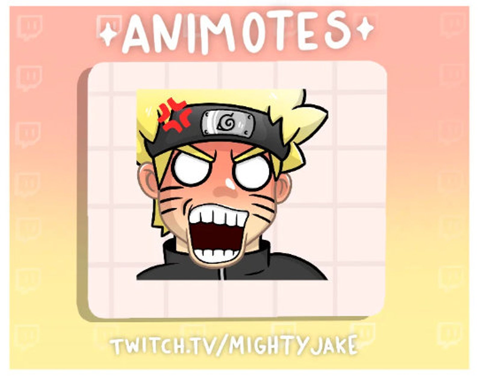 Twitch Emote / Ninja Anime Character Streamer Emoji / Emotes - Etsy