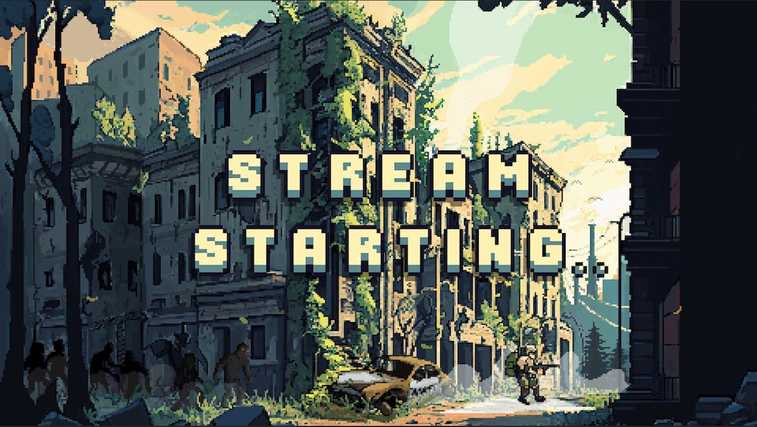 Animated Twitch Screens/overlays | Pixel Art | Stream Starting/stream ...