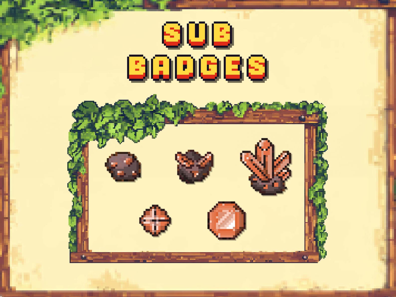 Animated Pixel Art Stream Overlay Package for Twitch, Cozy Lofi Scenes ...