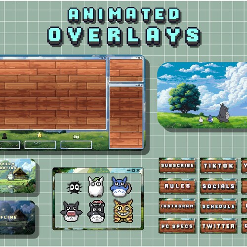 Cozy Room Animated Stream Overlay Pack - Etsy