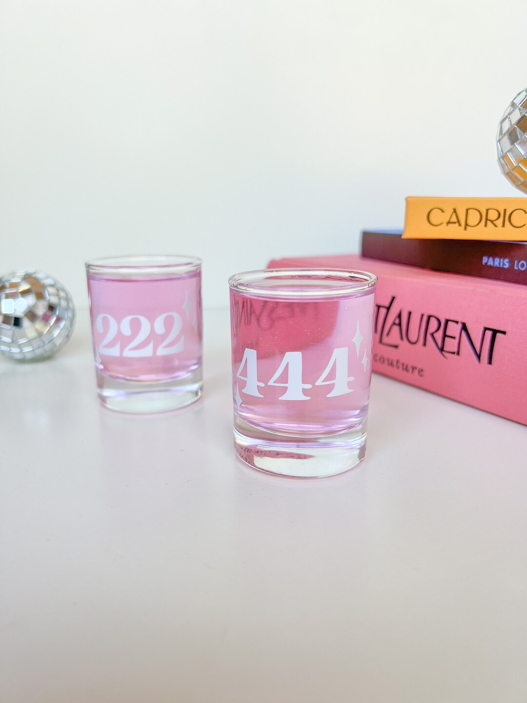 Angel Number Shot Glasses - Etsy