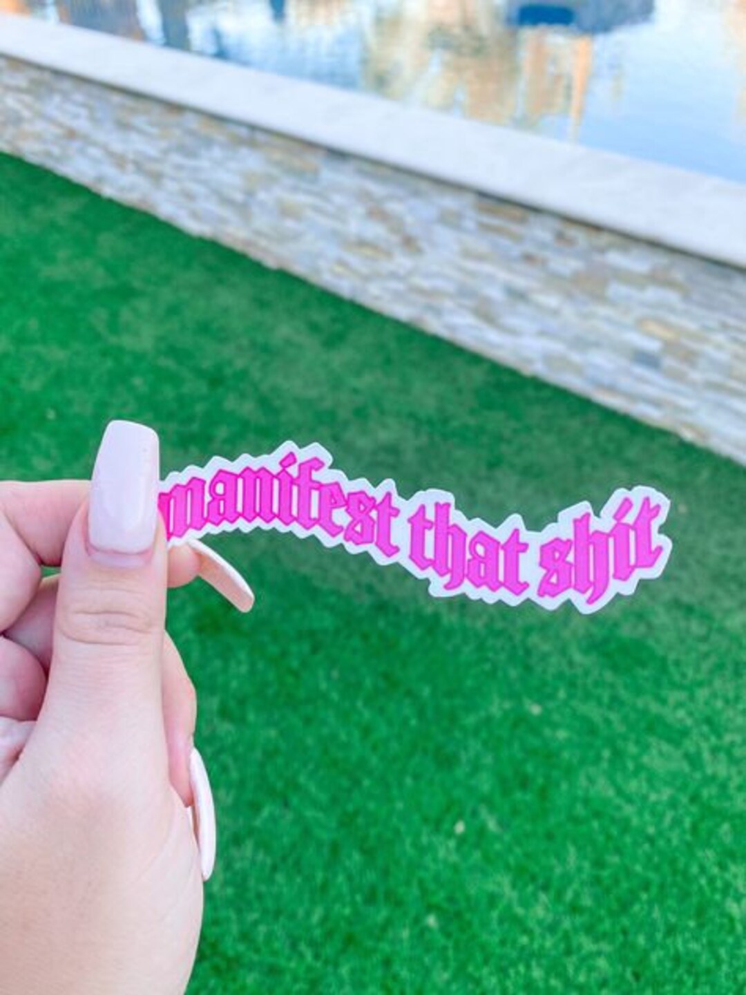 Manifest That Shit Sticker! - Etsy