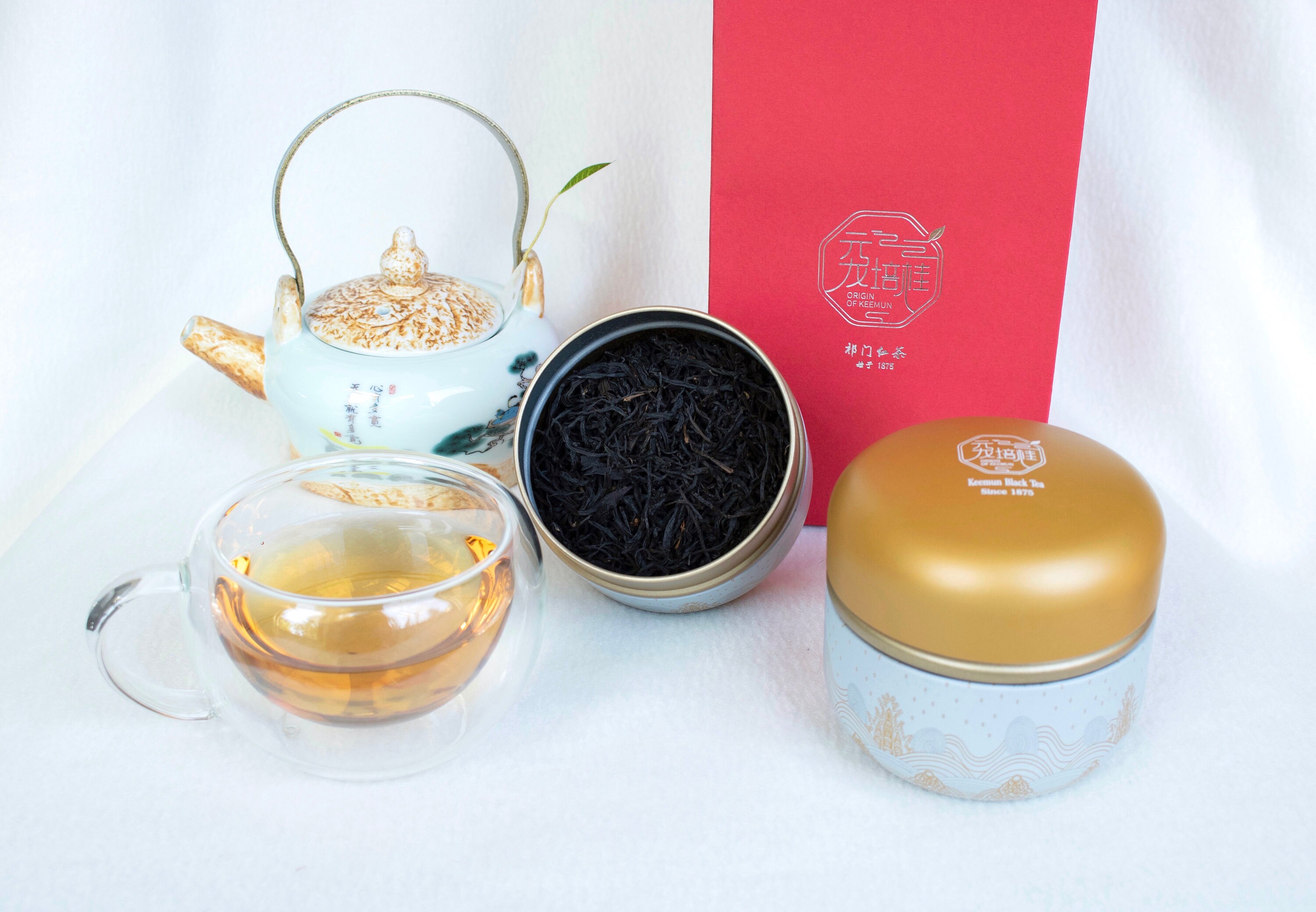 Heritage Keemun Organic Black Tea - Loose Leaf Tea - Gourmet Chinese ...
