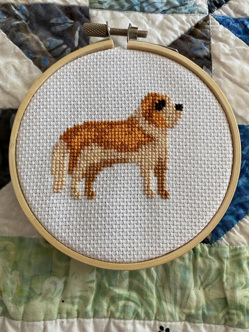 Tiny Cross Stitch Dogs Set , Mini Cross Stitch Husky , Small Easy ...
