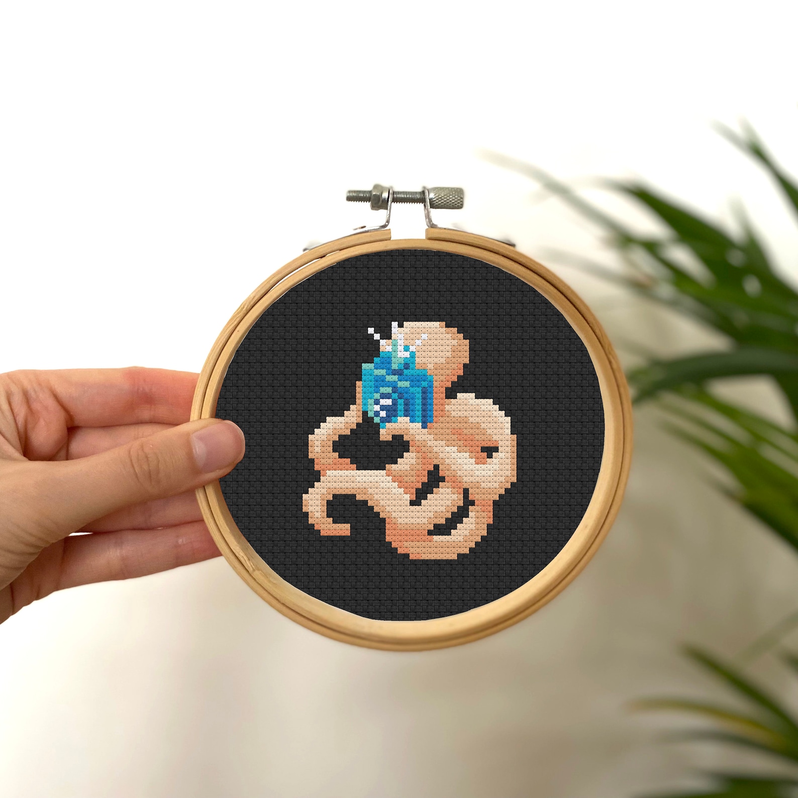 20 Tiny Cross Stitch Octopus Set Mini Cross Stitch Octopuses - Etsy