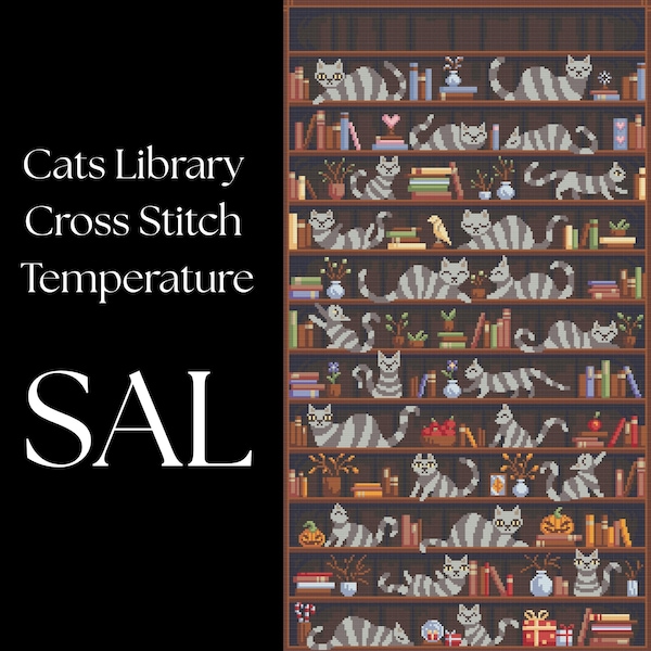 Temperature Cat Pattern - Etsy