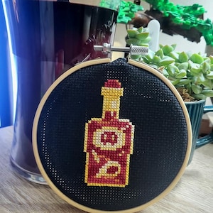 60 Tiny Cross Stitch Magic Potions Set , Mini Cross Stitch RPG , Small ...