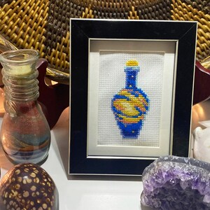 60 Tiny Cross Stitch Magic Potions Set , Mini Cross Stitch RPG , Small ...