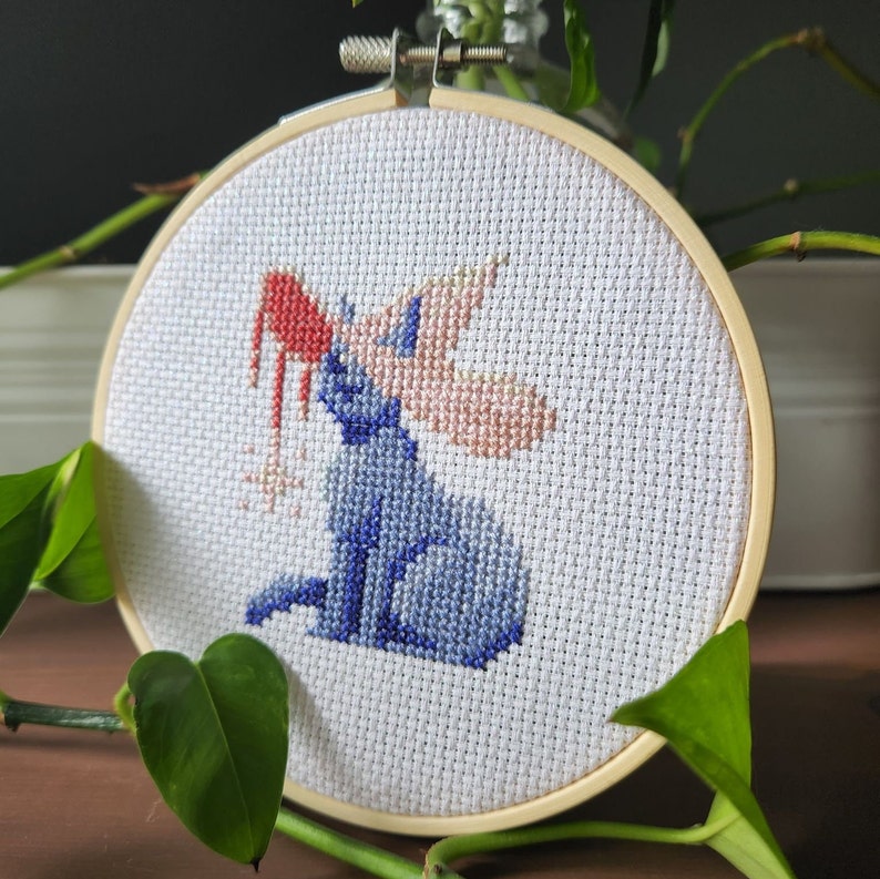 60 Tiny Cross Stitch Magic Animals Set , Mini Cross Stitch Wizard ...