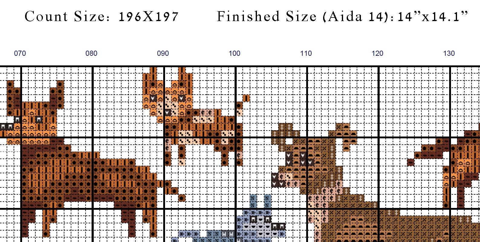 Tiny Cross Stitch Dogs Set , Mini Cross Stitch Husky , Small Easy ...