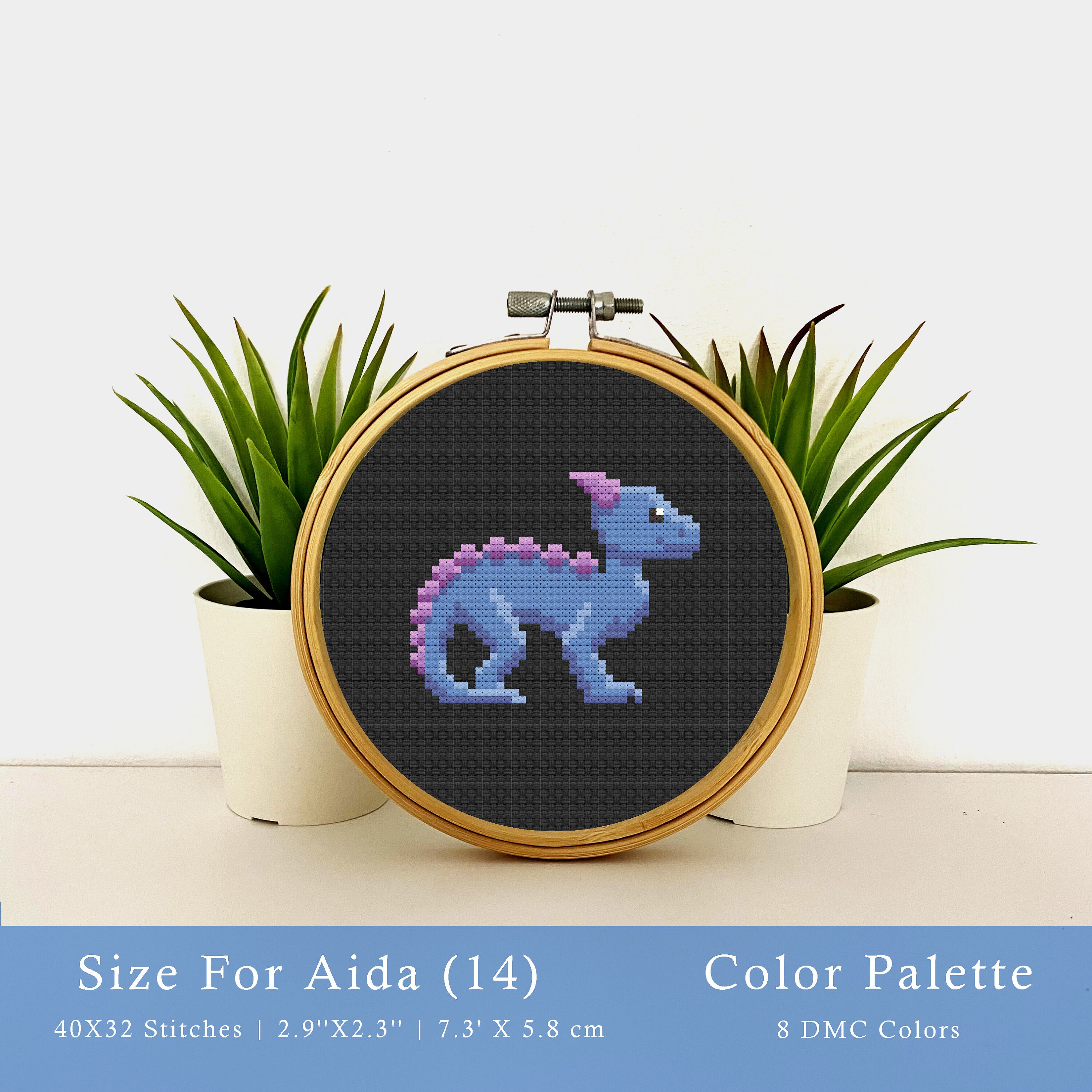 Cute Dragon Cross Stitch Pattern Set, Mini Fantasy Creatures (PDF ...
