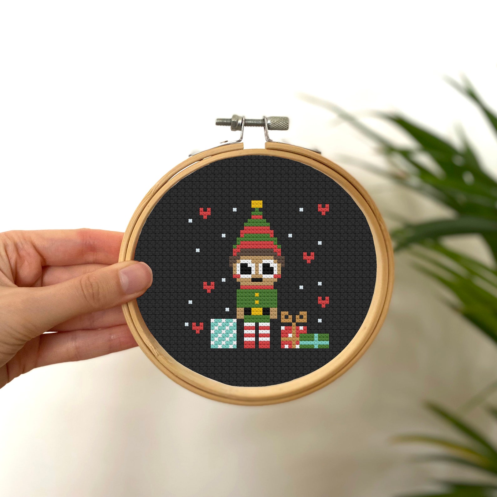 25 Christmas Cross Stitch Mini Ornaments Pattern Set Tiny - Etsy