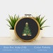 20 Tiny Cross Stitch Christmas Trees Set , Mini Star Cross Stitch ...
