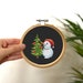 20 Christmas Cross Stitch Mini Snowmen Pattern Set , Tiny Cross Stitch ...
