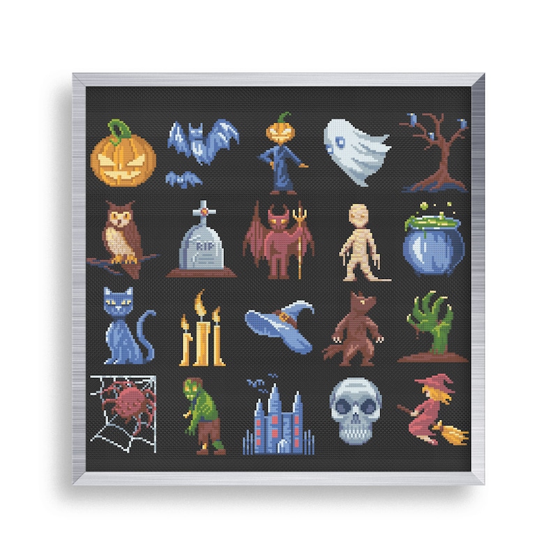 Zombie Cross Stitch - Etsy