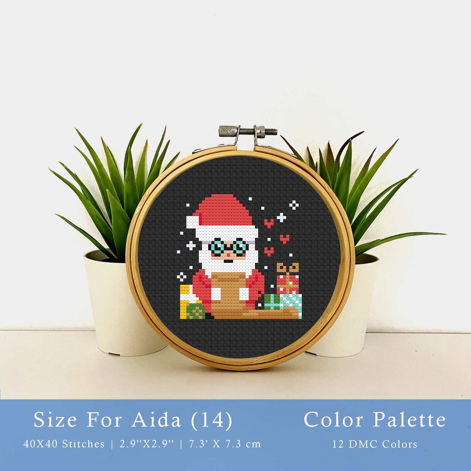 25 Christmas Cross Stitch Mini Ornaments Pattern Set Tiny - Etsy