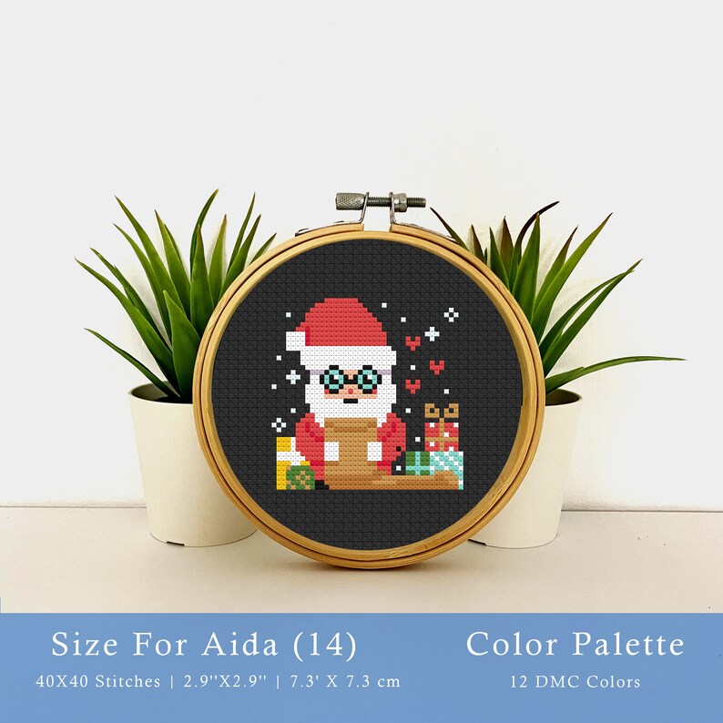 25 Christmas Cross Stitch Mini Ornaments Pattern Set Tiny - Etsy